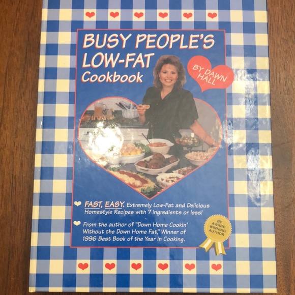 Kitchen | Y2k Busy Peoples Lowfat Cookbook Dawn Hall | Poshmark